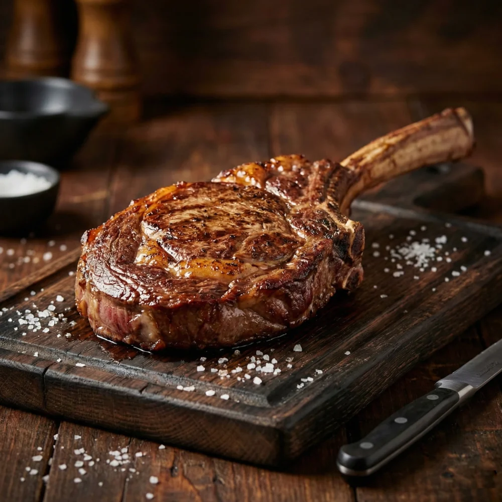 Angus tomahawk steak grasgevoerd bestellen | BBQuality