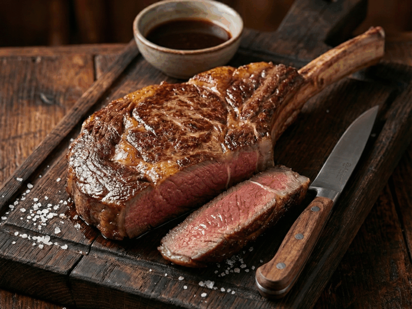 Dry aged tomahawk recept met tomatenchutney | BBQuality